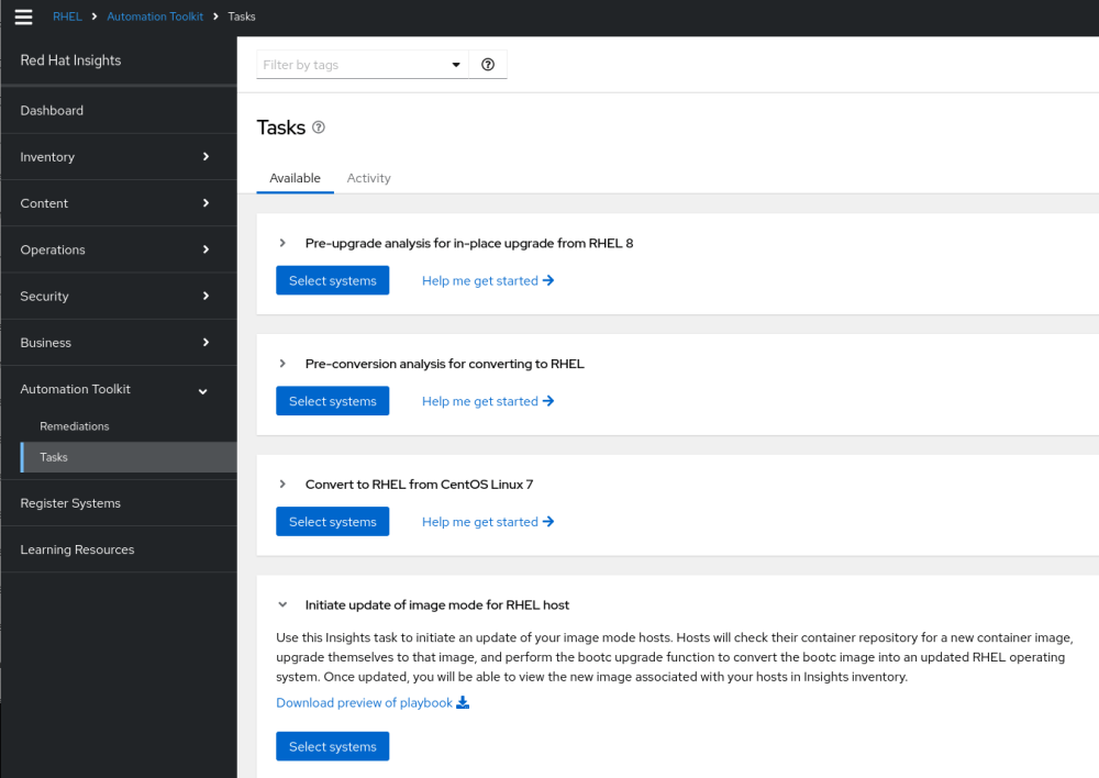 Managing Image Mode for RHEL with Satellite and Insights